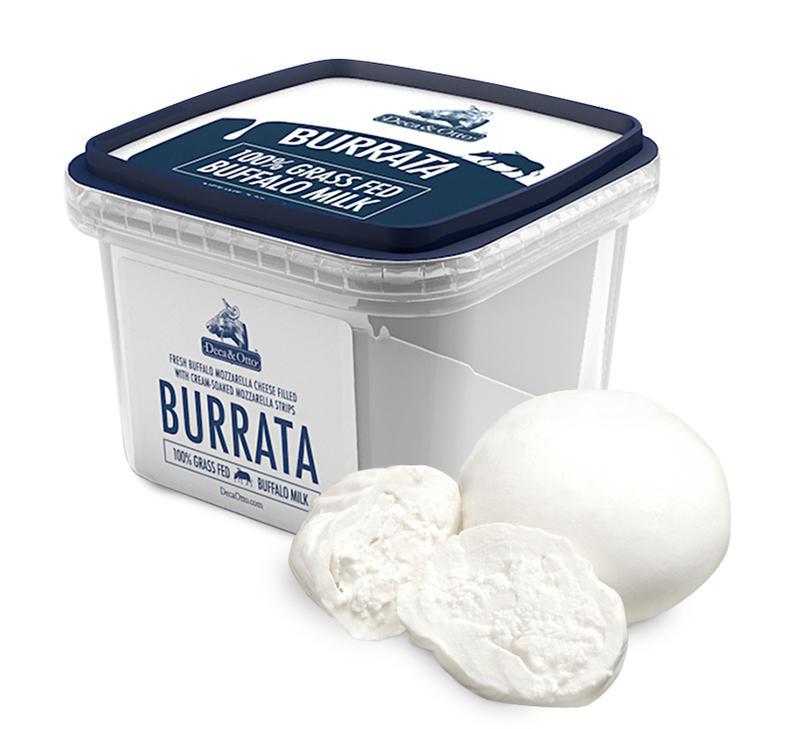 Deca & Otto - Cheese Burrata (100% Grass Fed Buffalo Milk) 7oz Pack ...